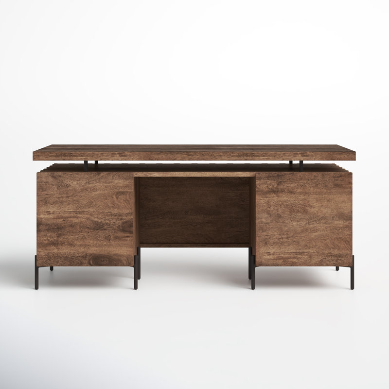 Joss Main Rori Solid Wood Credenza Desk Reviews Wayfair